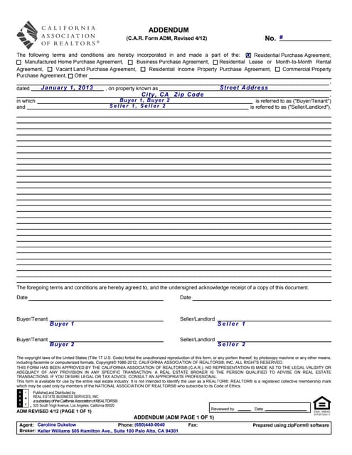 Cr 1 - contingency removal #1 - 410 | PDF | Real Estate Buying and ...