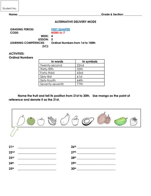 3rd quarter exam Math.docx | Educational Assessment | Education