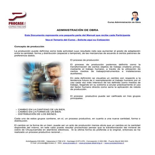 PRESENTACIÓN DE LOS PROCESOS FABRILES | PDF