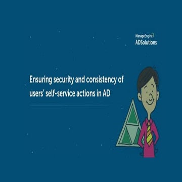 Ensuring security and consistency of users' self-service actions in ...