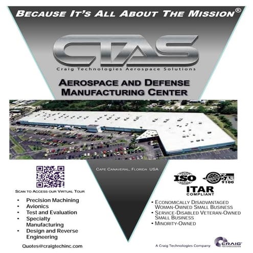 Craig Technologies Aerospace and Defense Manufacturing Center (ADMC ...