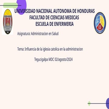 Admi.pptx administración influencia de la iglesia catolica | PPTX