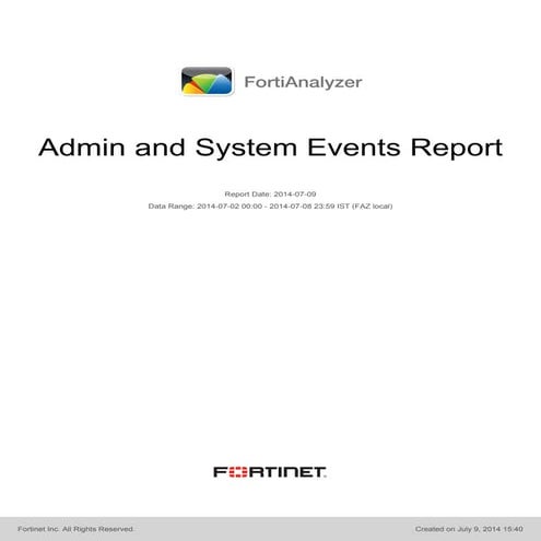 Admin and system events report 2014-07-09-1539 | PDF