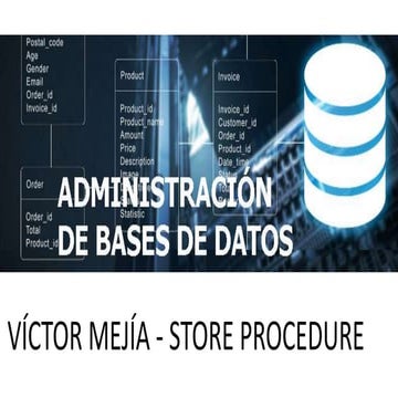 Procedimientos almacenados en Postgres | PPTX