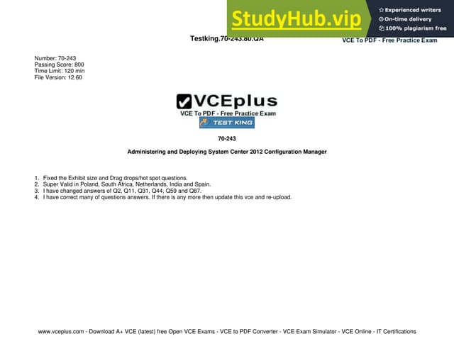 Administering And Deploying System Center 2012 Configuration Manager Ppt