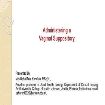 Administering vaginal suppository.pptx