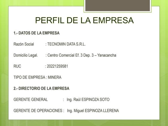 El presentation | PPTX