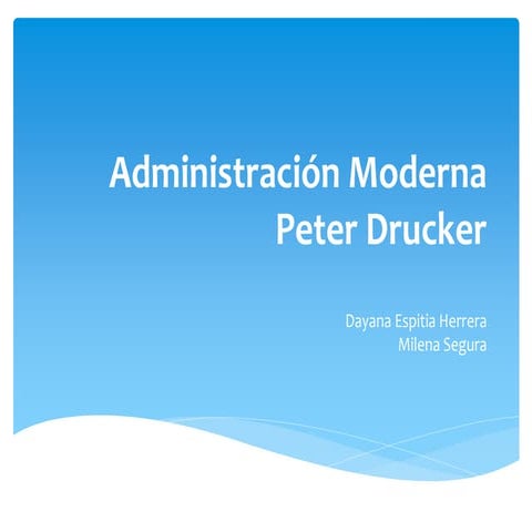 Administracion moderna | PPTX