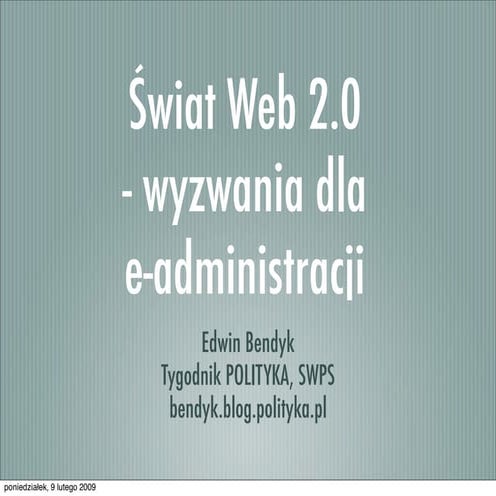 Administracja Web20 | PDF
