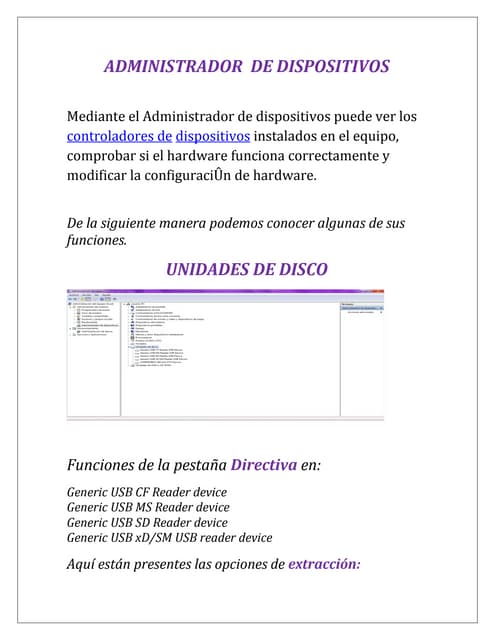 Símbolos del administrador de dispositivos | DOC