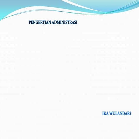 Administrasi | PPT
