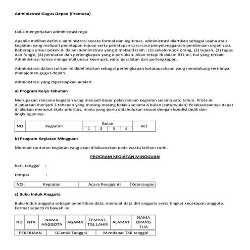 Administrasi | DOCX