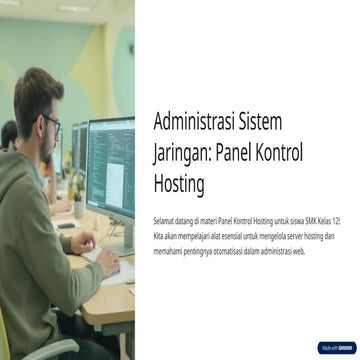 Administrasi-Sistem-Jaringan-Panel-Kontrol-Hosting.pptx