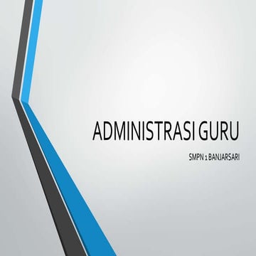 Administrasi guru | PPTX