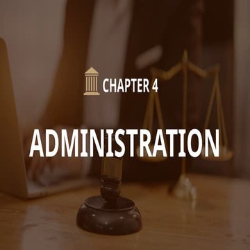 ADMINISTRATION about the General Assembly | PPT