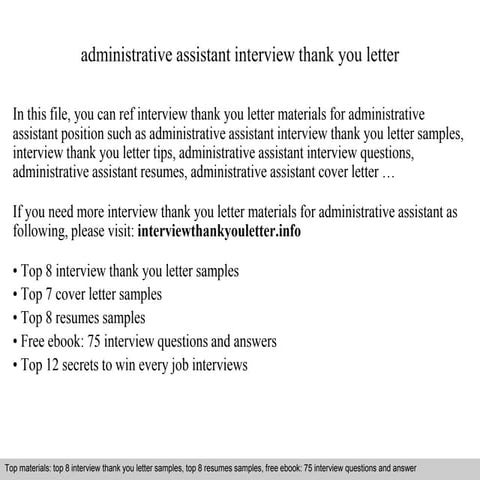 Administrative assistant | PPT