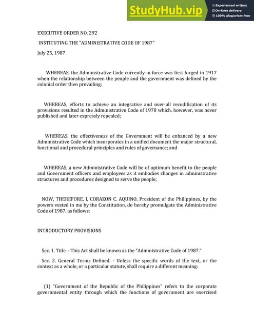 Three (3) Branches of the Government | PDF