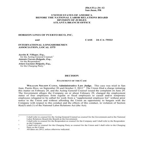 Administrative Law Judge decision in Case No. 24-CA-075533 | PDF