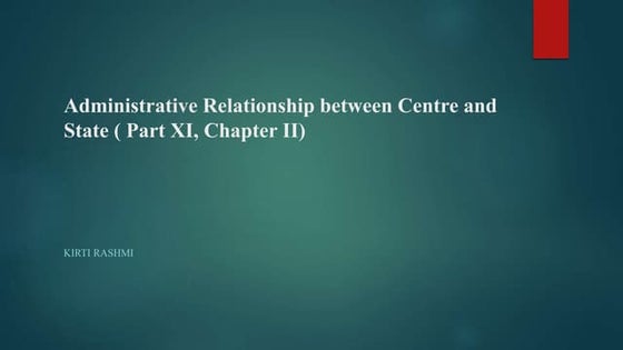 Sarkaria commission | PPTX