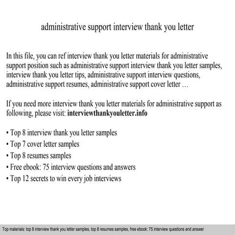 Administrative support | PPT