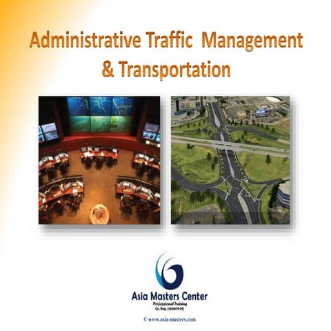 Administrative Traffic Management & Transportation Training | PPTX