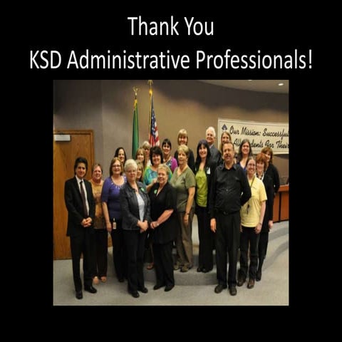 Admin professionals | PPTX
