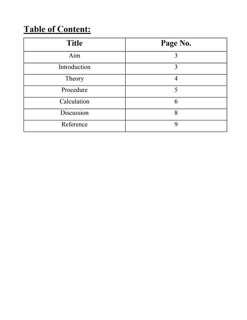 Fluid Mechanic Lab - Reynold's Number Experiment | PDF