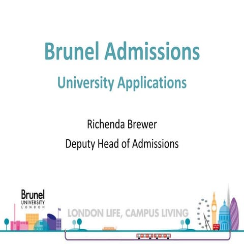 Admissions: Applying to University | PPTX