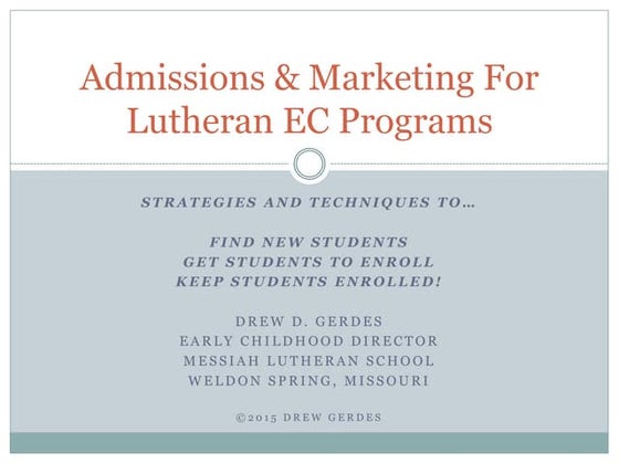 Drew Gerdes, Education