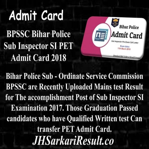 Admit card | PPTX