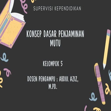 Penjaminan mutu pendidikan | PPTX
