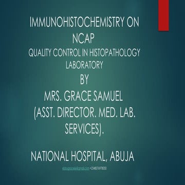 Comprehensive Quality Control in Histopathology Laboratories: Ensuring ...