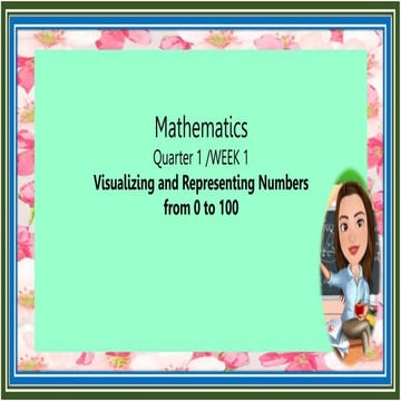 K TO 12 GRADE 1 LEARNING MATERIAL IN MATHEMATICS (Q3-Q4) | PDF