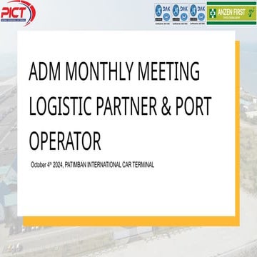ADM Monthly Meeting LPCC & Port Operator Oct 4th, 2024.pptx