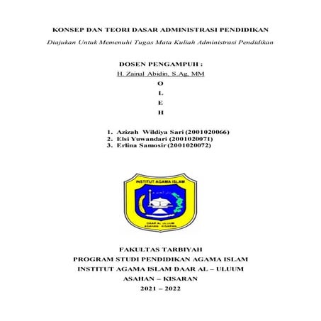 Adm pend kel1 | PDF