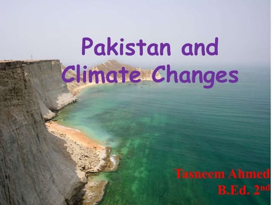Climatic zones of pakistan | PPT
