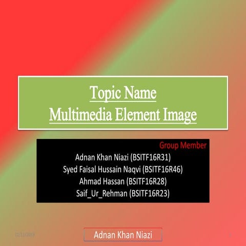 Multimedia element image | PPTX
