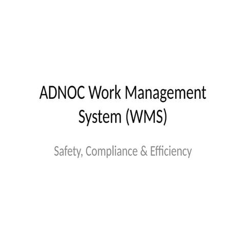 ADNOC_WMS_Presentation.pptx for wms user | PPTX