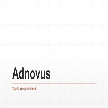 Adnovus | PPT
