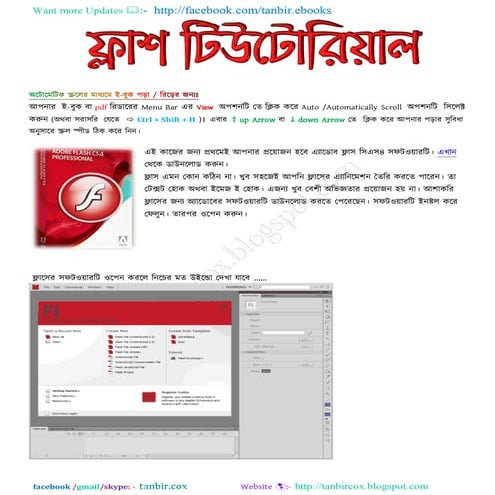 Adobe flash learning by tanbircox | PDF