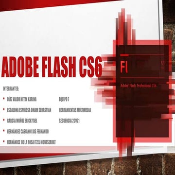 Adobe flash-cs6 | PPTX