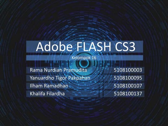 Adobe flash cs3 | PPTX