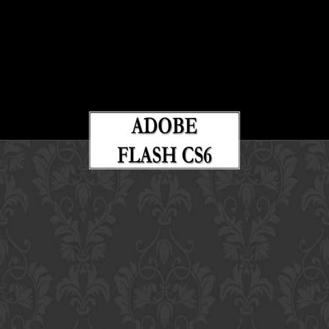 Adobe flash cs6 | PPTX