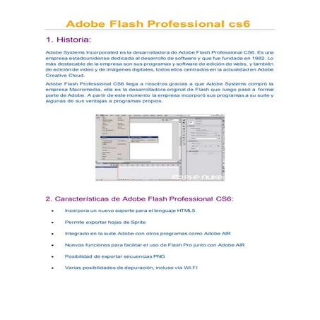 Adobe flash professional cs6 mt | DOCX