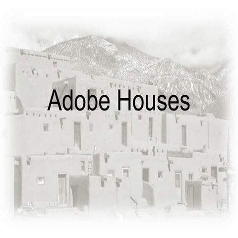 Adobe Houses Art Lesson | PPTX