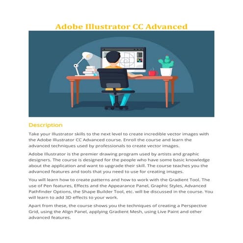 Adobe Illustrator CC 2018 Diploma - LIBM | PDF