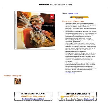Adobe illustrator cs6 | PDF | Graphics Software | Computer Software and Applications