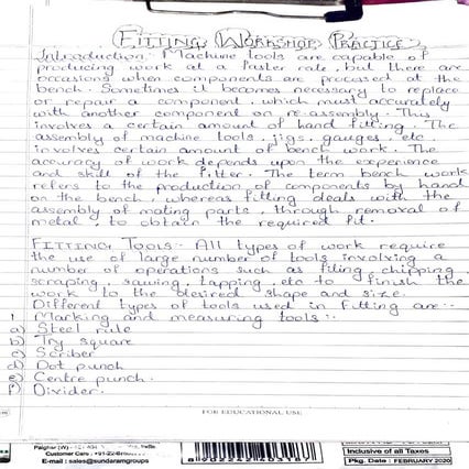 Fitting workshop | PDF