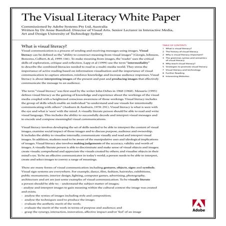 Visual literacy | PPTX