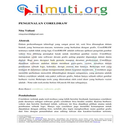 Pengenalan corel-draw | PPTX